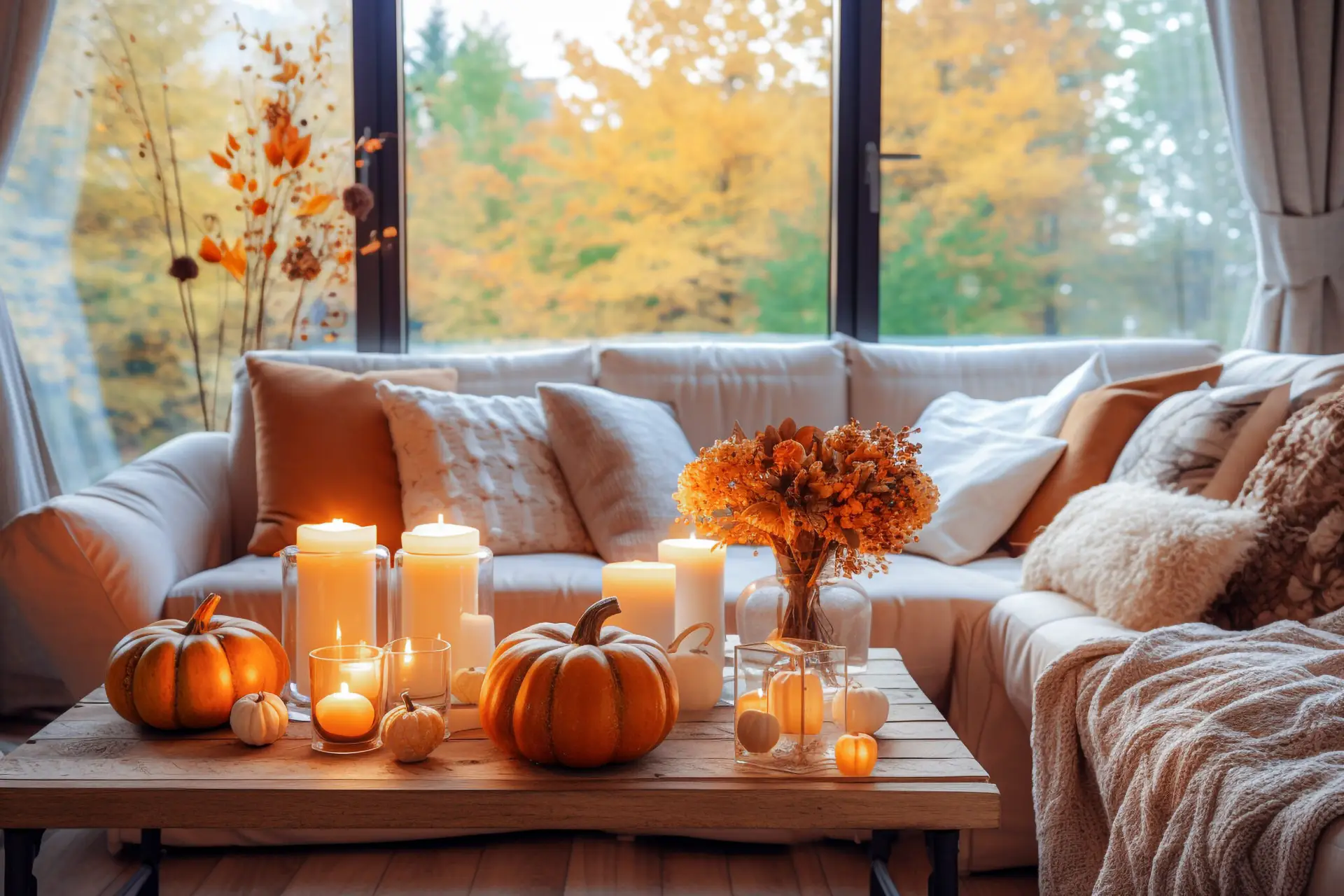 How to Create a Cozy Fall Living Room: Decor Ideas for a Warm ...